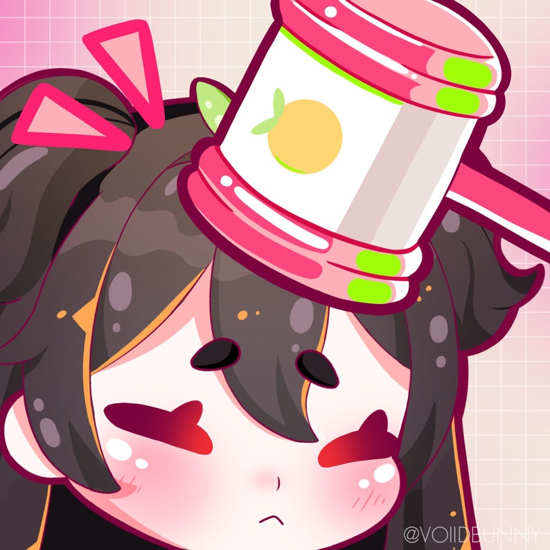 Cute Chibi "soft Girl" Girl Twitch Discord Emotes and Icons Starter ...