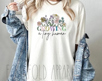 Growing a Tiny Human SVG - Etsy