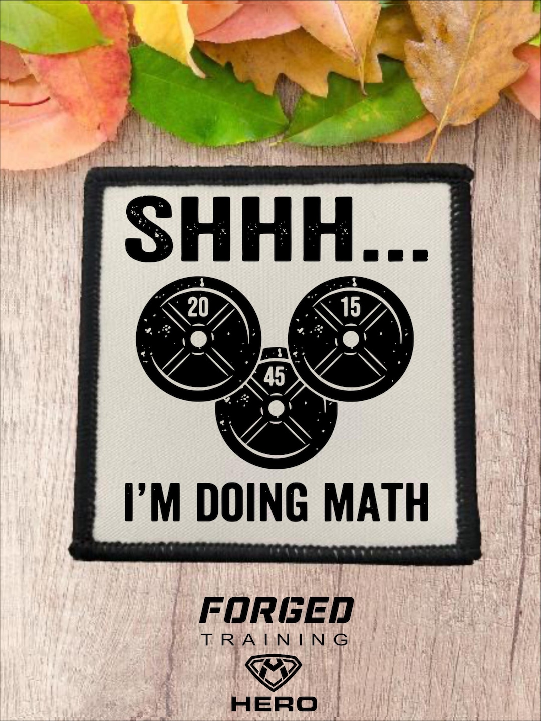 Weightlifting & Bodybuilding Patch | Gym Enthusiast Gift | Custom Velcro Patch Gym Lover Gift ...