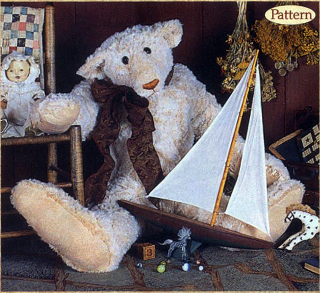Giant Teddy Bear Sewing Pattern Teddy Bear Pattern Teddy Bear Sewing ...