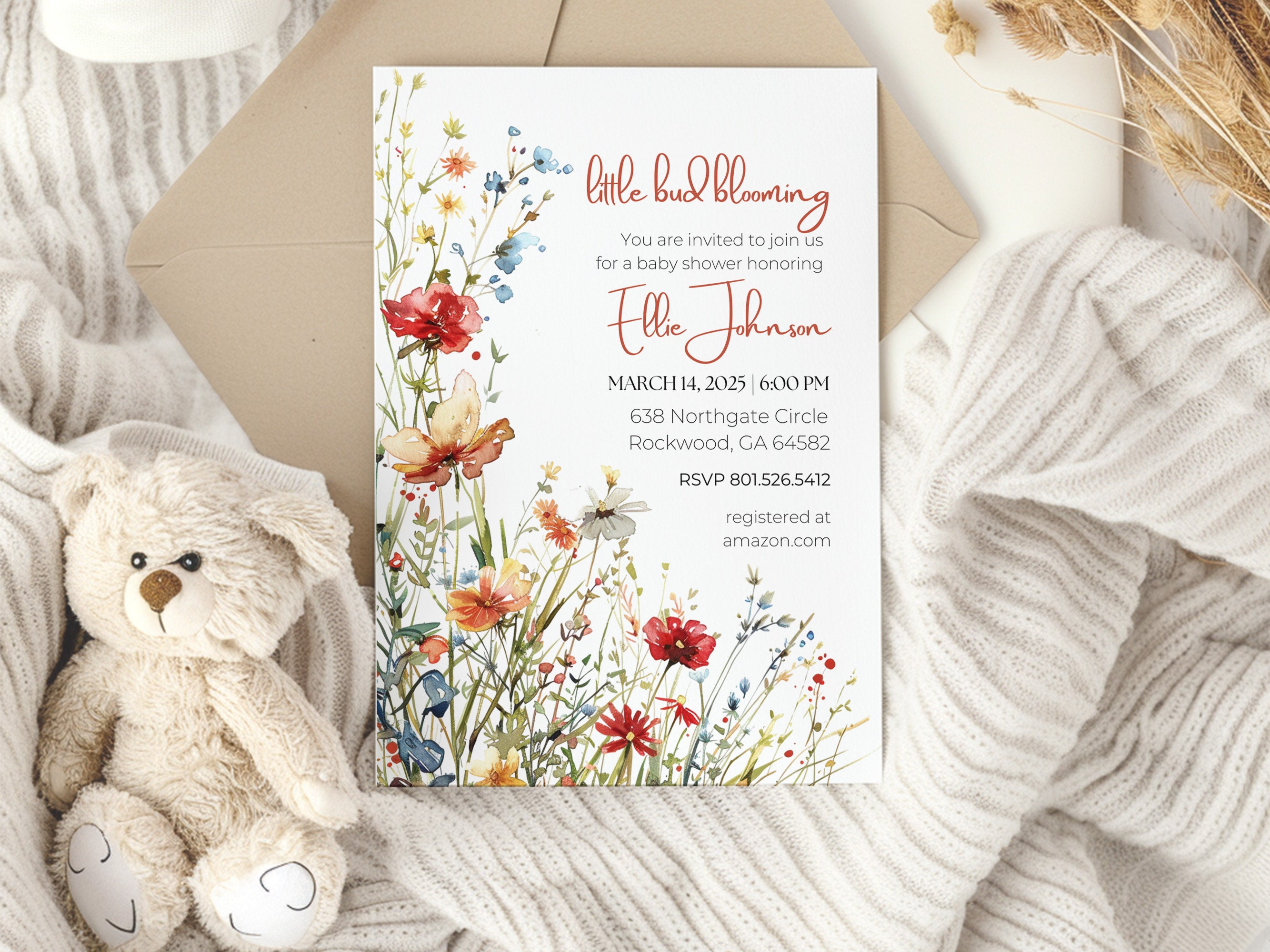 Editable Baby Shower Invitation, Custom Baby Invite, Baby Shower ...