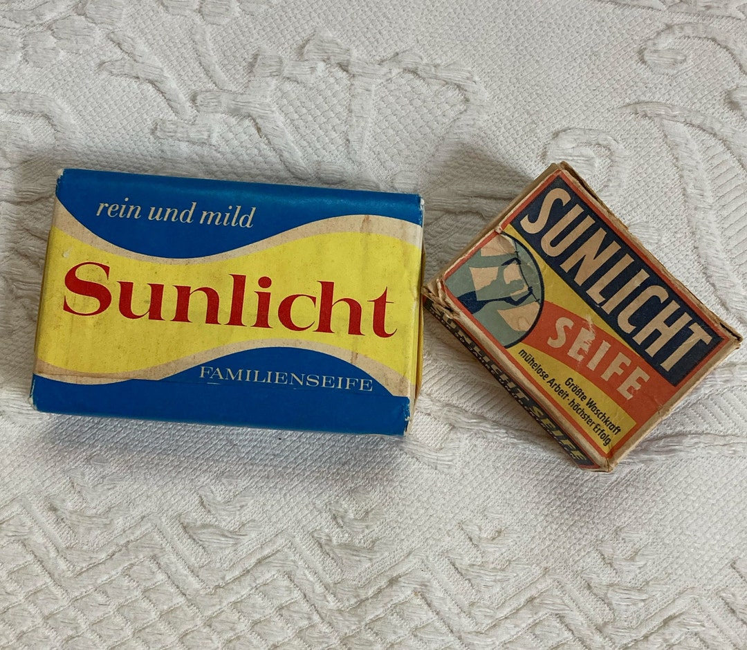 Vintage German Sunlicht Soap . 2 Vintage Bars of Soap . Sunlicht Soap ...