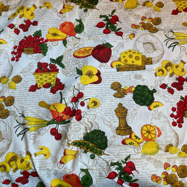 Retro Kitchen Fabric - Etsy