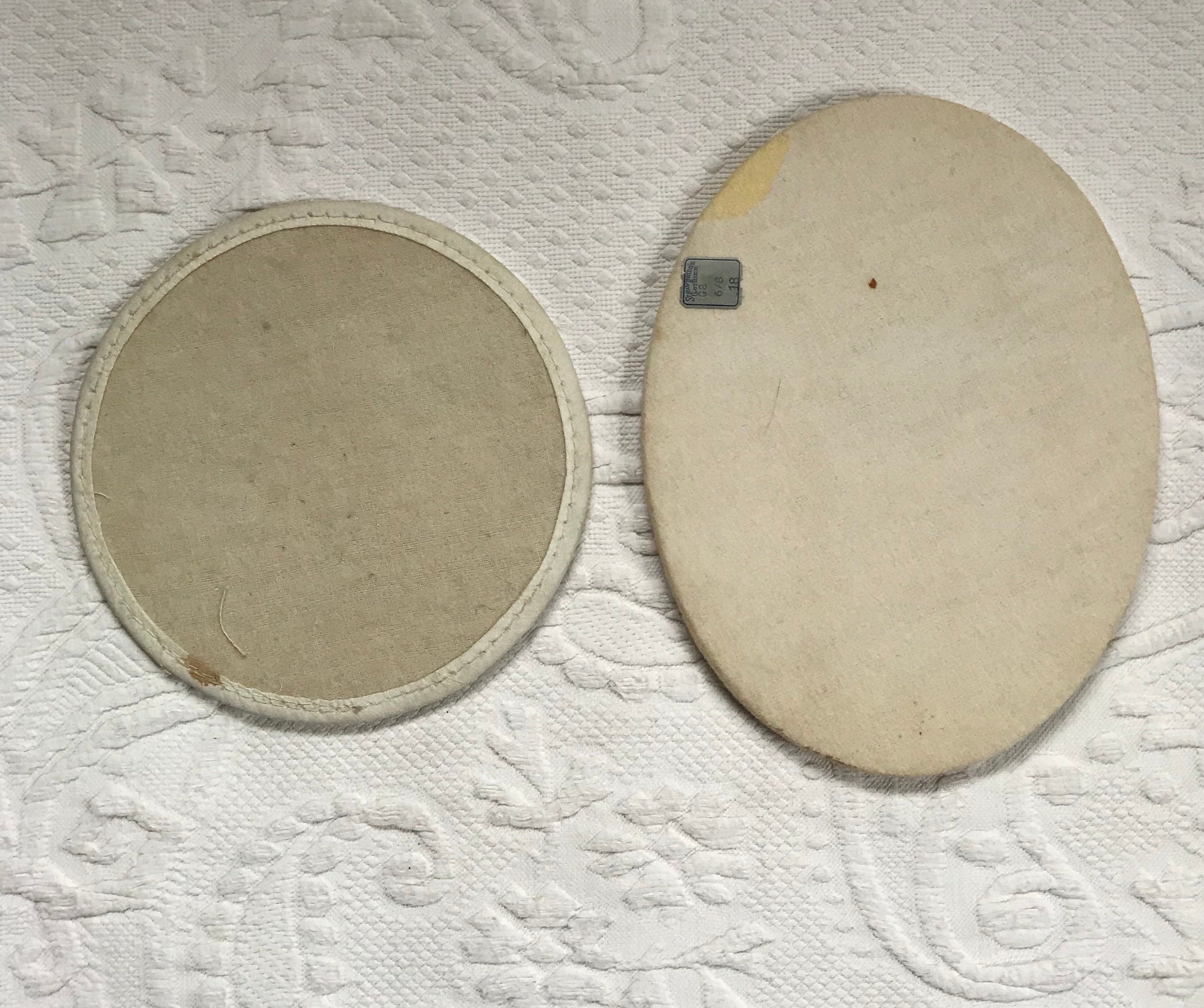 White linen trivet . 2 linen trivets . handmade . trivet . | Etsy