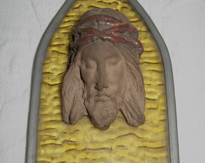 Clay Jesus Sculpture . Jesus Head . Jesus Head Sculpture . Religious ...