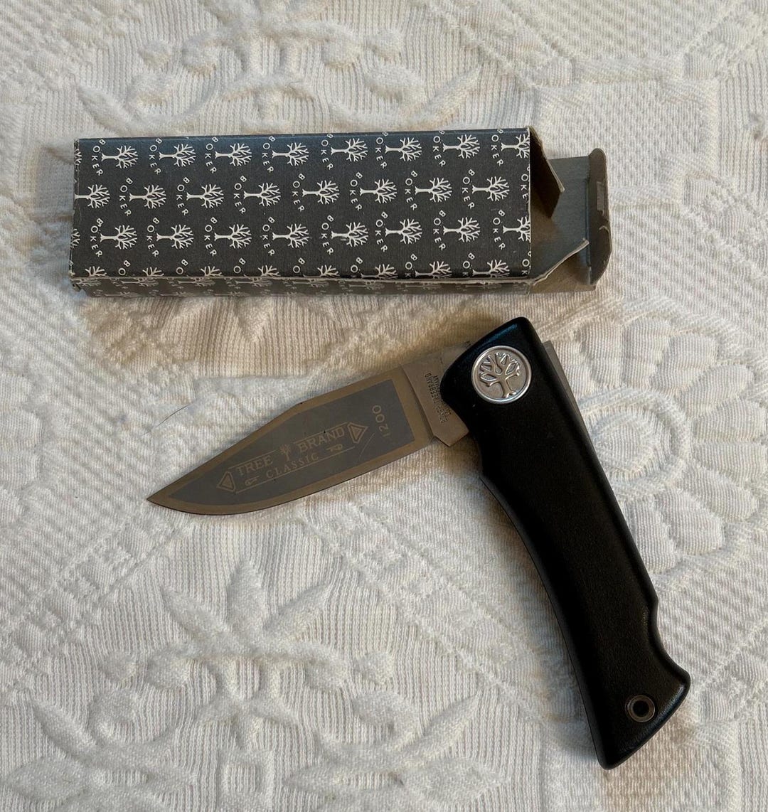 Hunting Knife . Tree Brand Classic . 1200 . Boeker Treebrand . Lockback ...