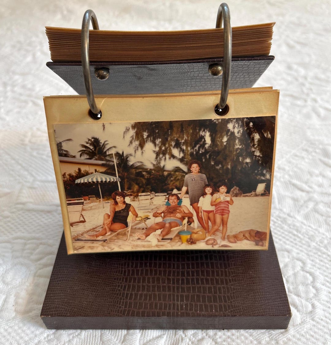 Rolodex Display Photo Album . 70s Photo Album . Desktop Album - Etsy