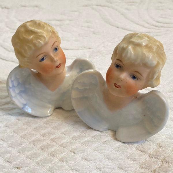 Porcelain Angel Heads - Etsy
