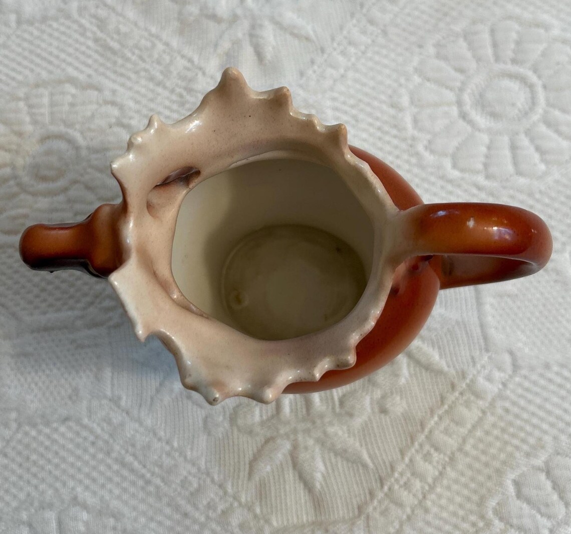 Vintage Antler Creamer: 1940s Blue Ceramic Stag Pitcher - Etsy