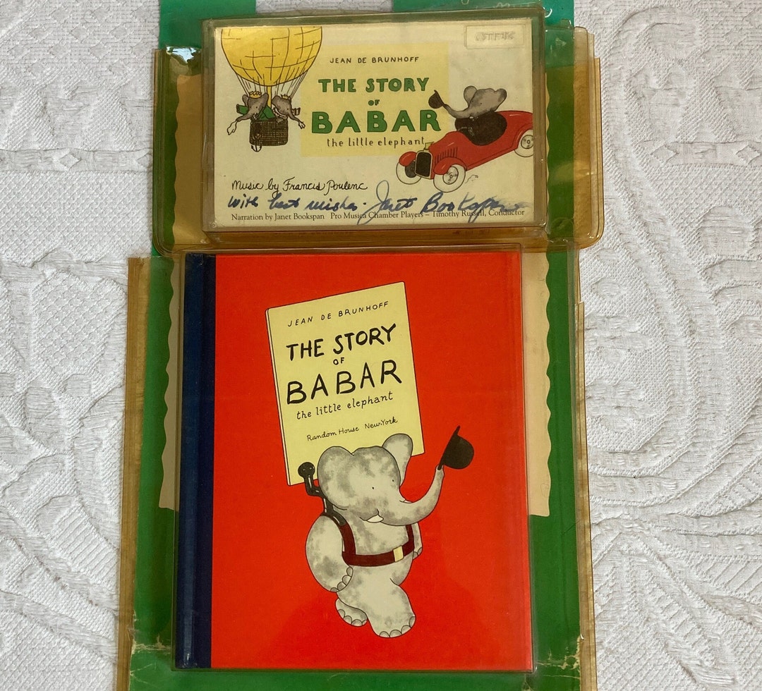 The Story of Babar the Little Elephant Book and Tape 1994 - Etsy