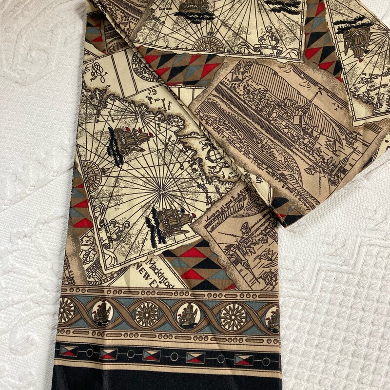Map Scarf - Etsy