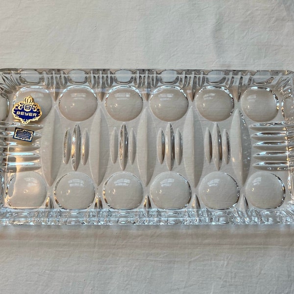 Crystal Serving Tray - Etsy