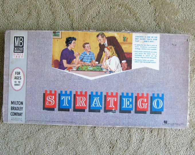 VINTAGE STRATEGO BOARD GAME 1961 - Etsy