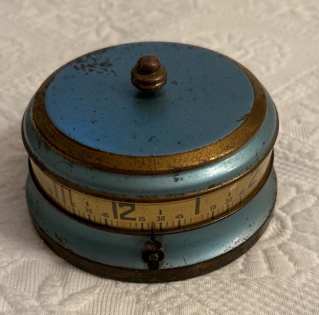 Tape Measure Clock . Mystery Clock . Lux . Art Deco Clock . Wind up ...