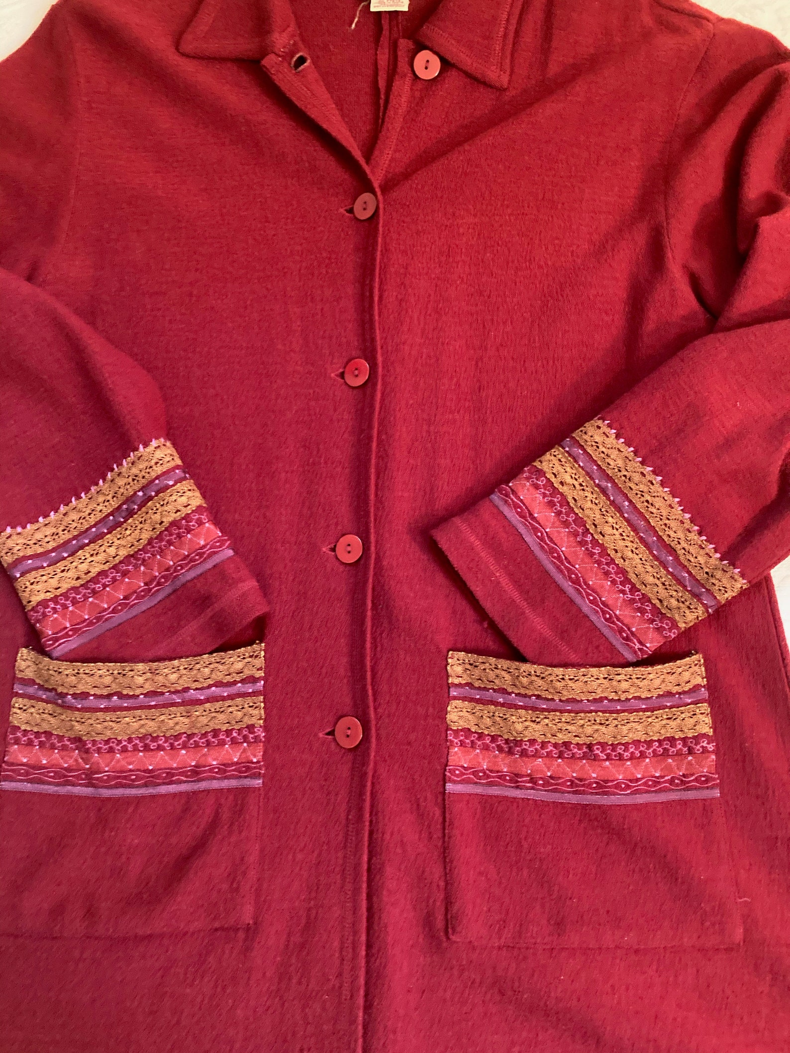 Vintage April Cornell . April Cornell Wool Jacket . Boho - Etsy