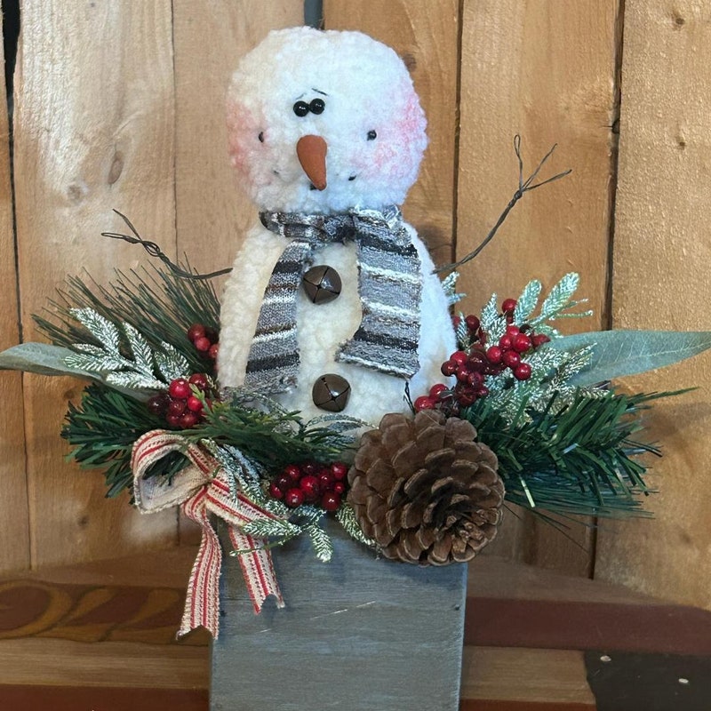 Rustic Snowman - Etsy