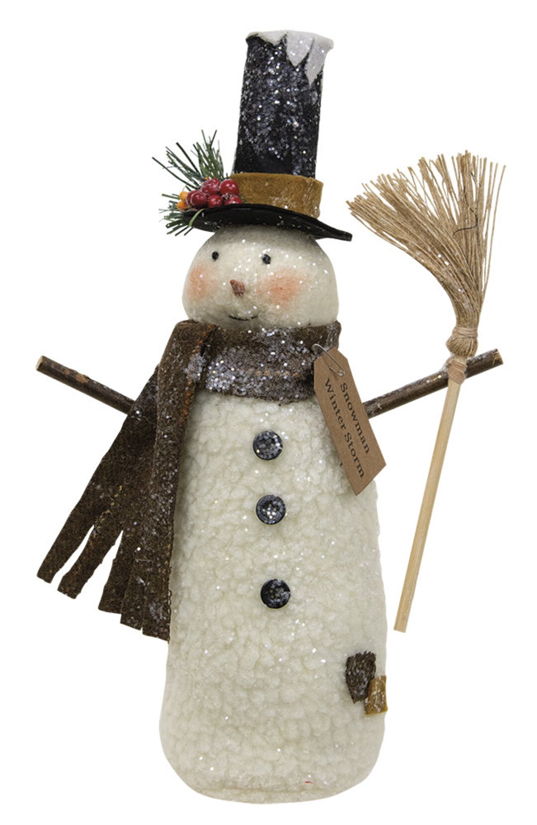 Vintage Country Snowman Winter Christmas Decor Hat Scarf - Etsy