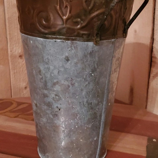 Rustic Bucket - Etsy