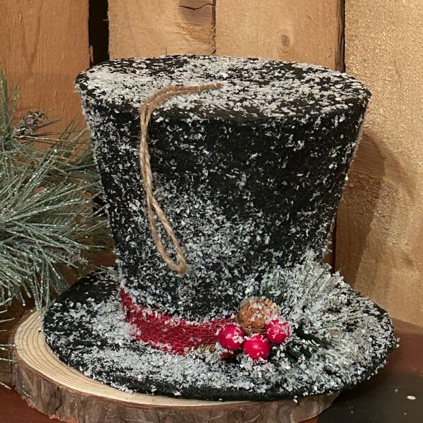 Snowman Top Hat - Etsy