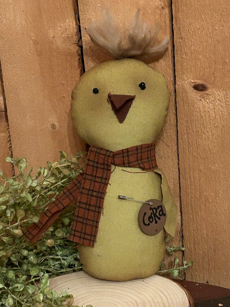 Primitive Country Chick - Spring Decor Shelf Sitter PEEP, Homespun ...