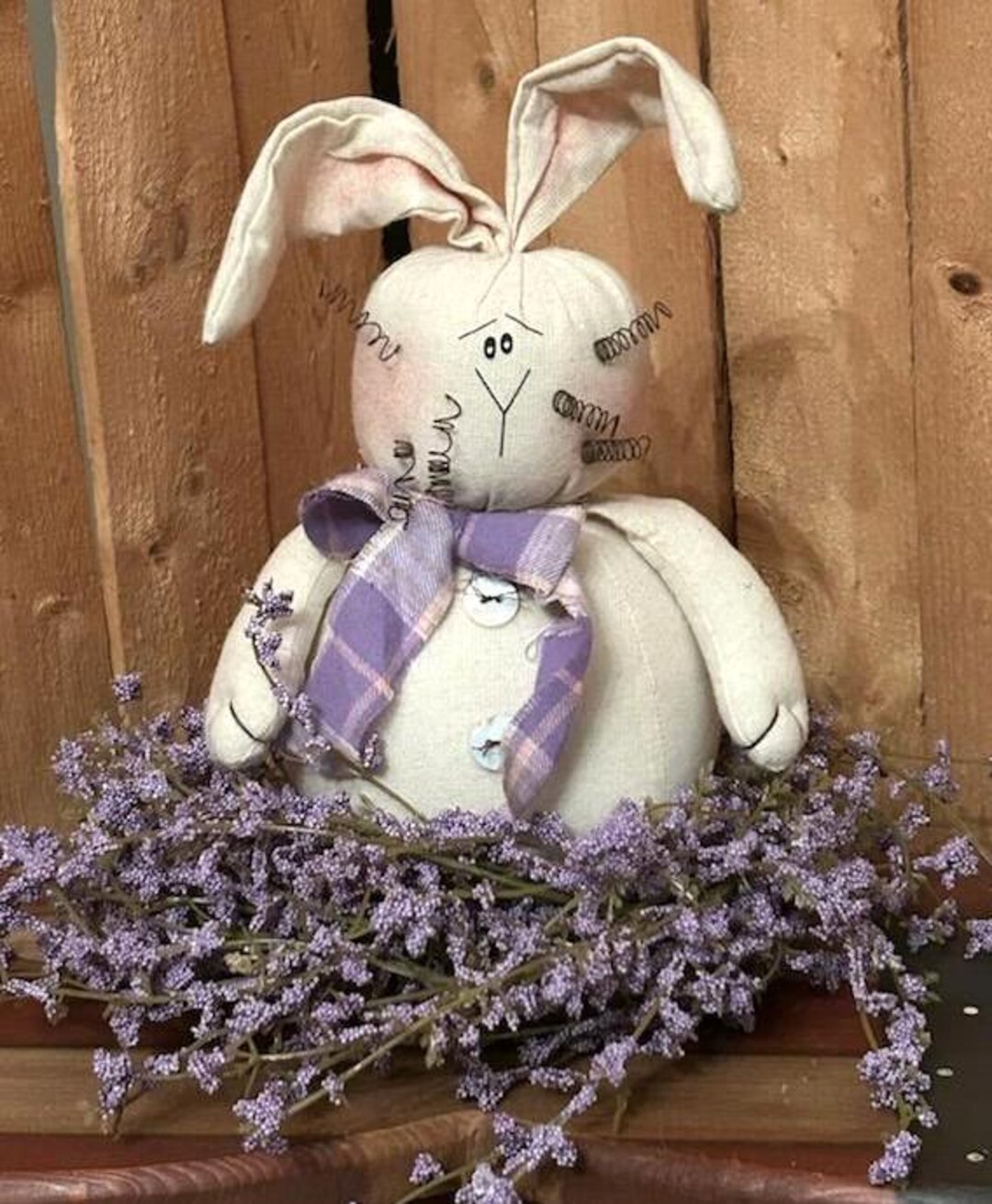 Spring Bunny Arrangement - Greenery, Spring Flowers, and a Cute Chubby ...