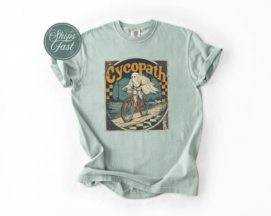 Comfort Colors® Cycopath Ghost Rider Shirt, Funny Halloween T-shirt ...