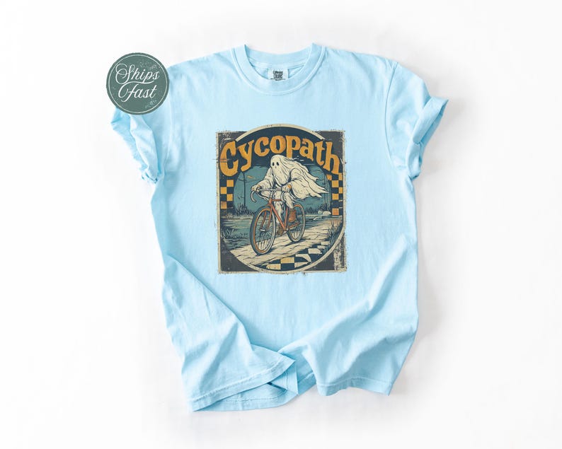 Comfort Colors® Cycopath Ghost Rider Shirt, Funny Halloween T-shirt ...