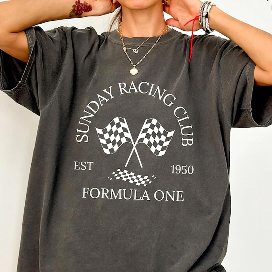 Sunday Racing Club Formula One T-shirt, Aesthetic F1 Shirt, Formula 1 ...