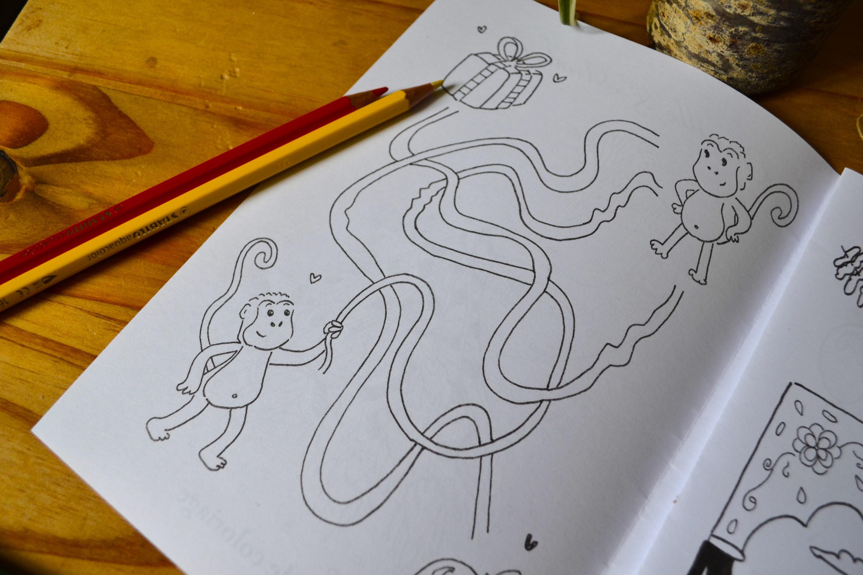 Customizable Coloring Book - Etsy