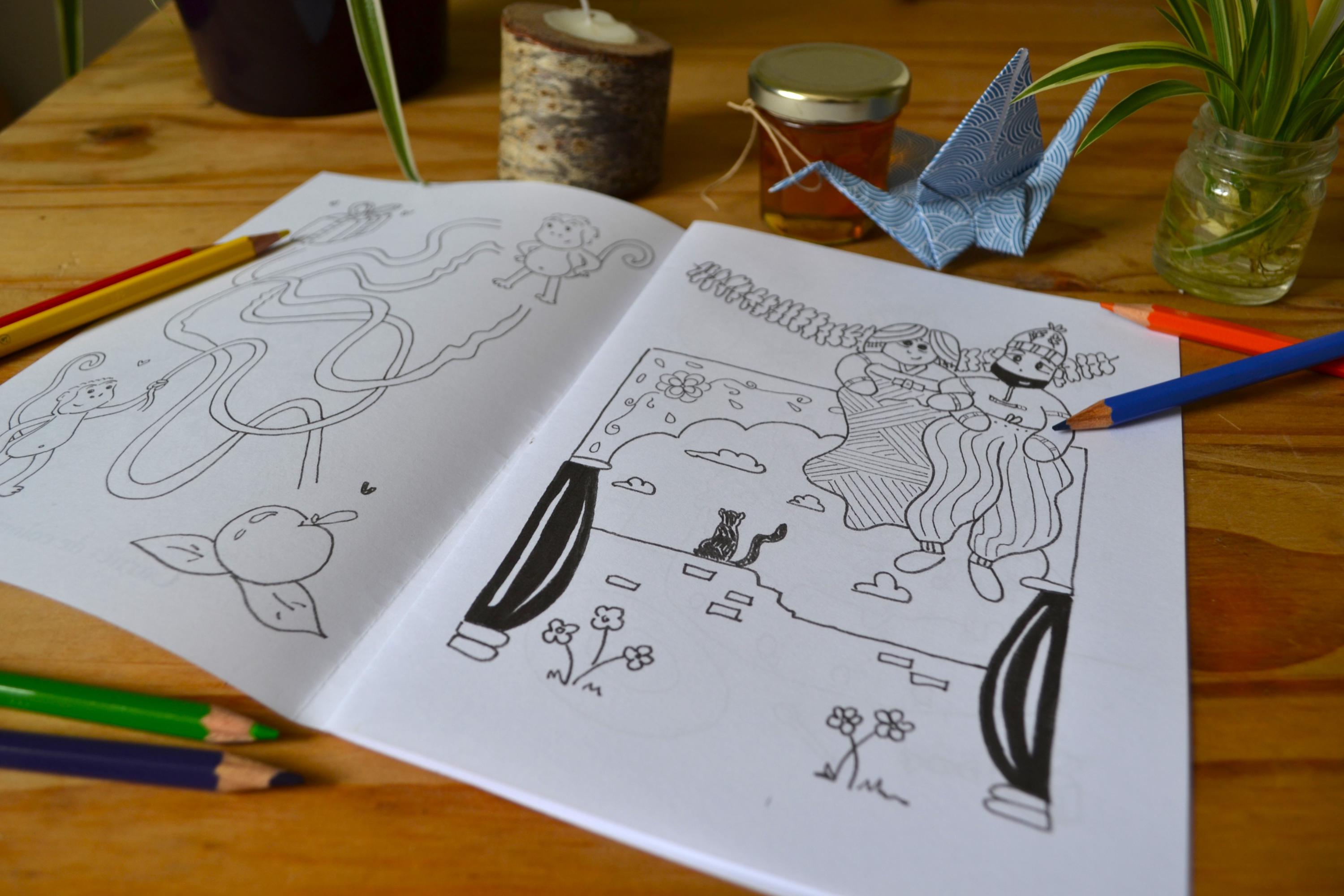 Customizable Coloring Book - Etsy