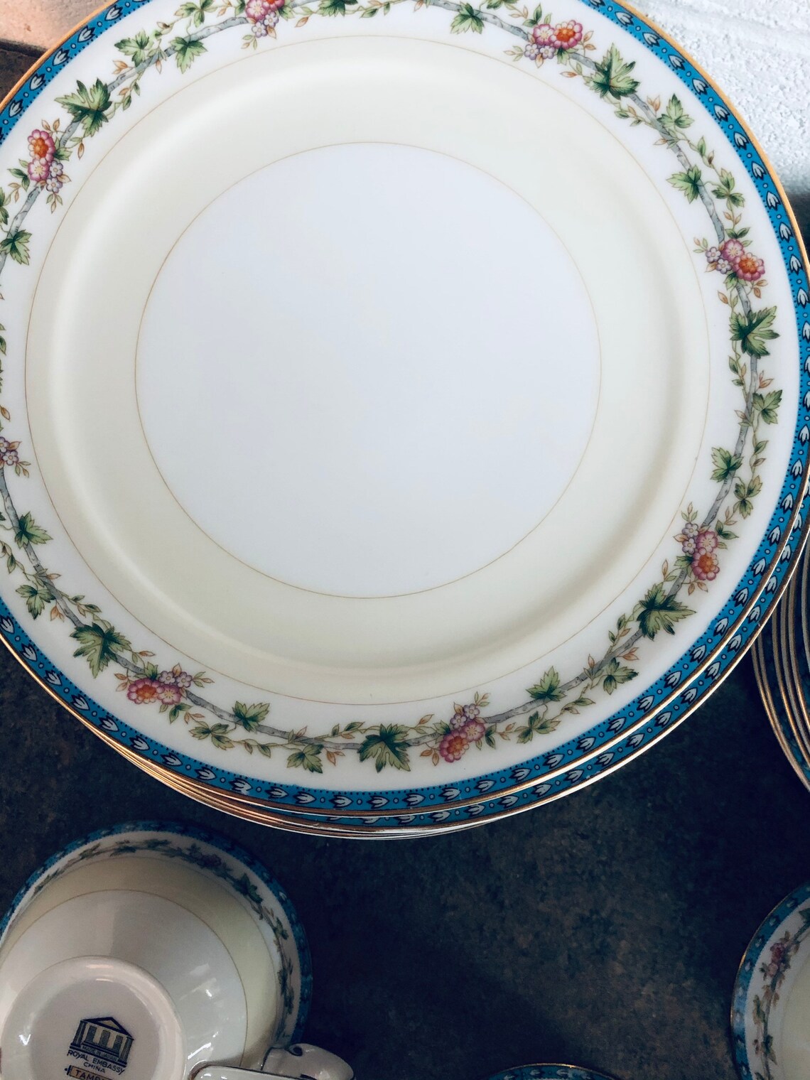 Salad Plates From Royal Embassy China "tampa" - Etsy