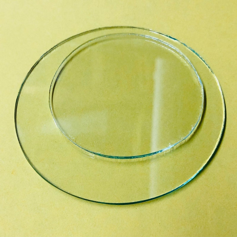 Vintage Round Glass - Etsy