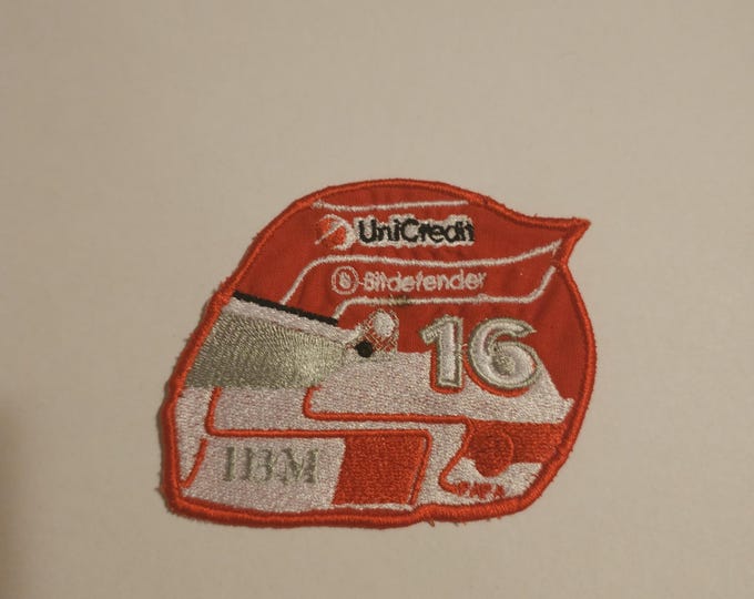 Embroidered Ferrari F1 Patch, Formula 1 Patch, F1 Patch, Charles ...
