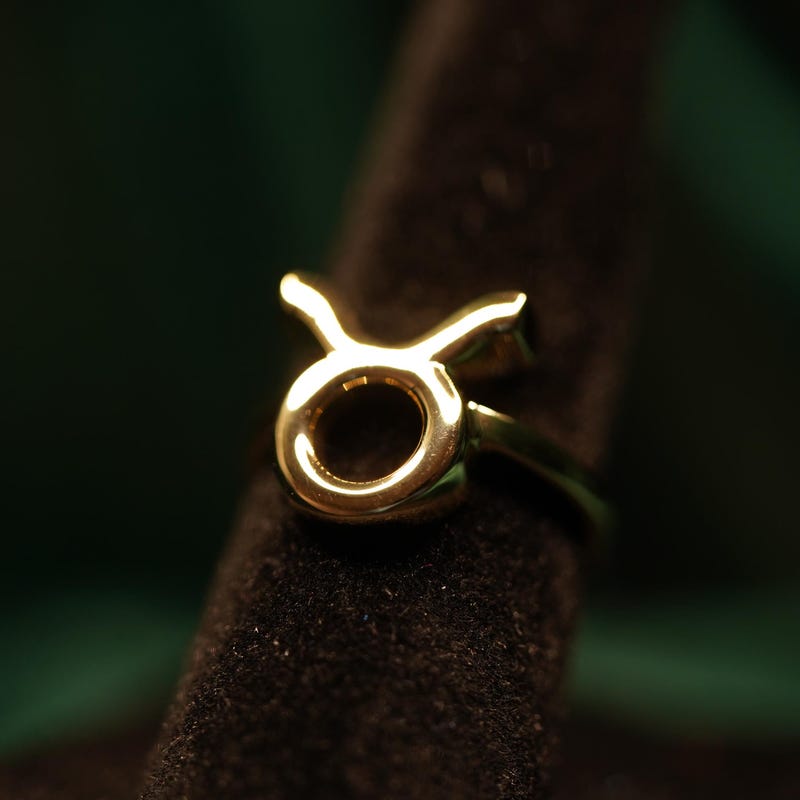 Jewelry Taurus Ring - Etsy