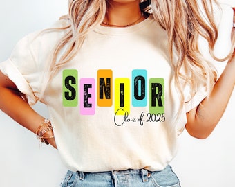 Senior 2025 PNG, Retro Graduation PNG, Sublimation Design, Digital Download Png, Class of 2025 ...