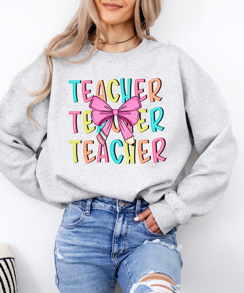 Coquette Teacher Png, Back to School Png, Teacher Appreciation Gift ...