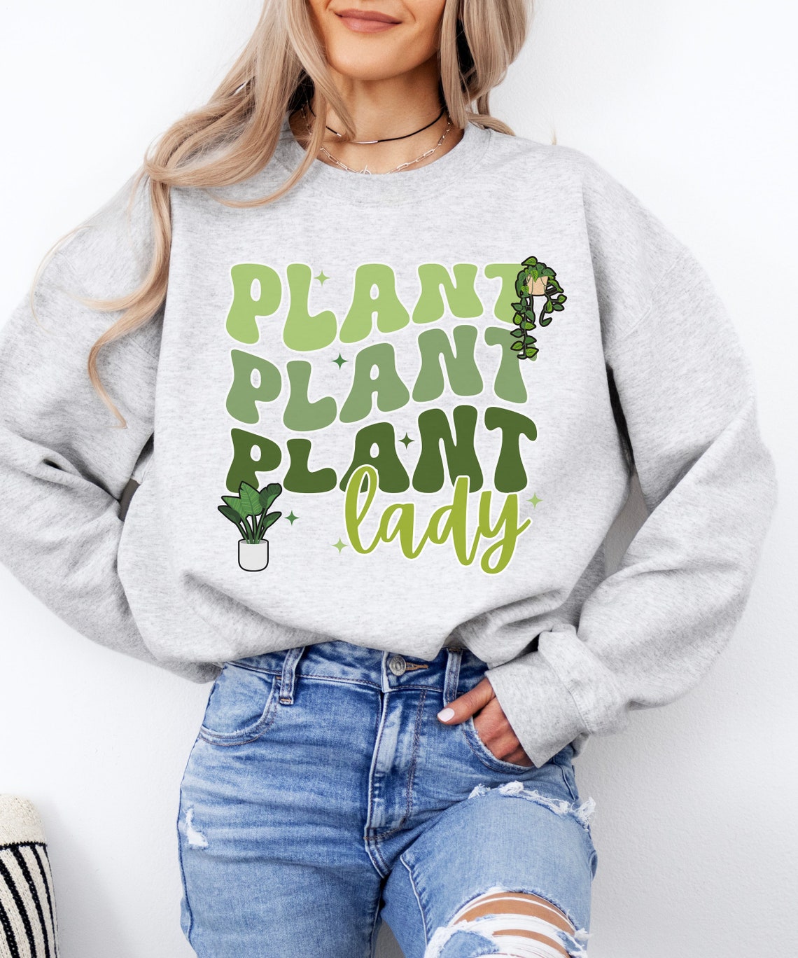 Plant Lover Png, Plants Png, Plant Lady Png, Plant Owner Png, Retro ...