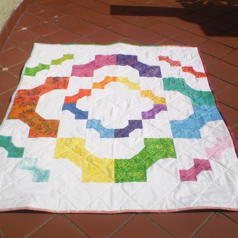 Primary Colors Quilt - Etsy