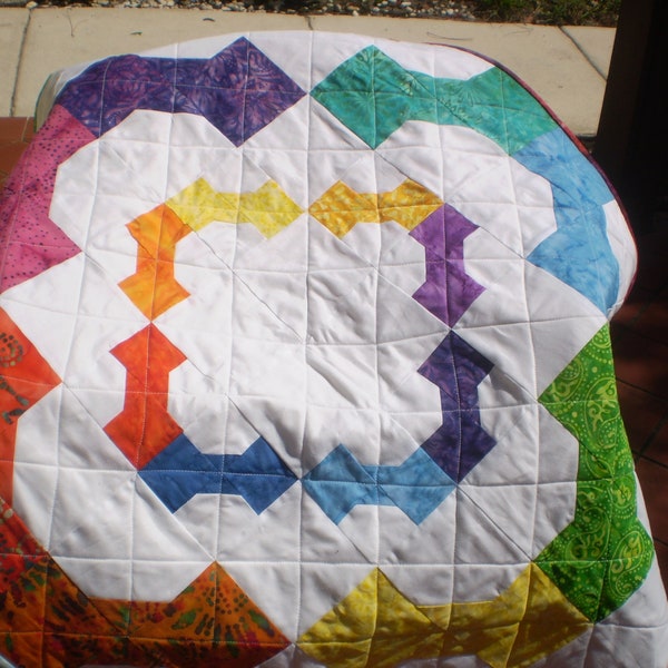 Primary Colors Quilt - Etsy