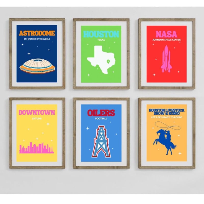 Houston Oilers Room Decor - Etsy