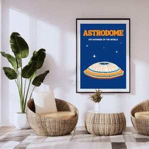 Houston Texas Prints Wall Art, Houston Prints, Houston Astrodome ...