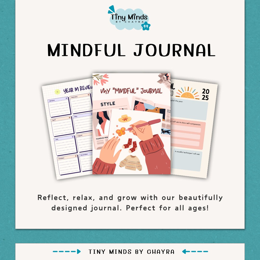 Mindful Journal printable - Etsy