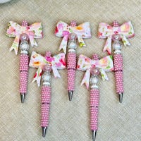 Cute Coloerful Bows Beaded Pens Unique Pens Gift for Her - Etsy