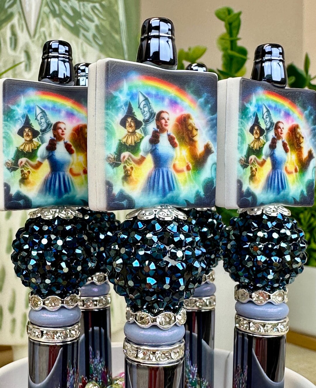 Wizard of Oz Pen | Glitter Beads, Whimsical Desk Accessory - Etsy