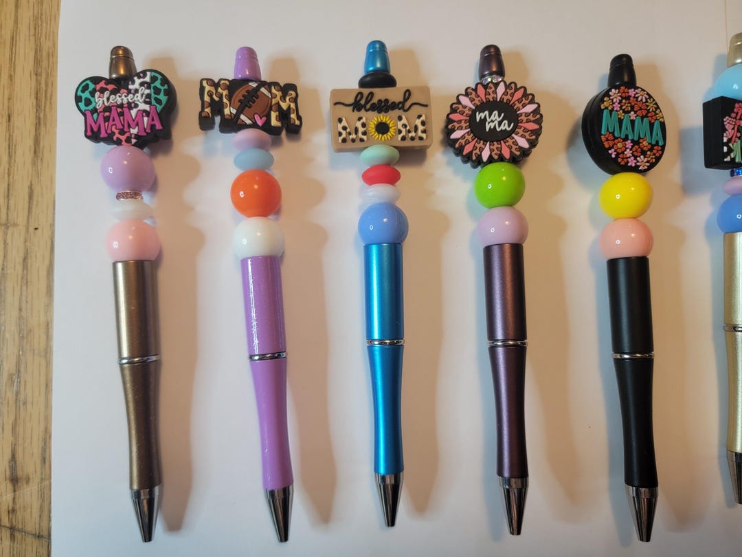 Mother Beaded Pen Made by a Special Needs Teen - Pens - Beads ...