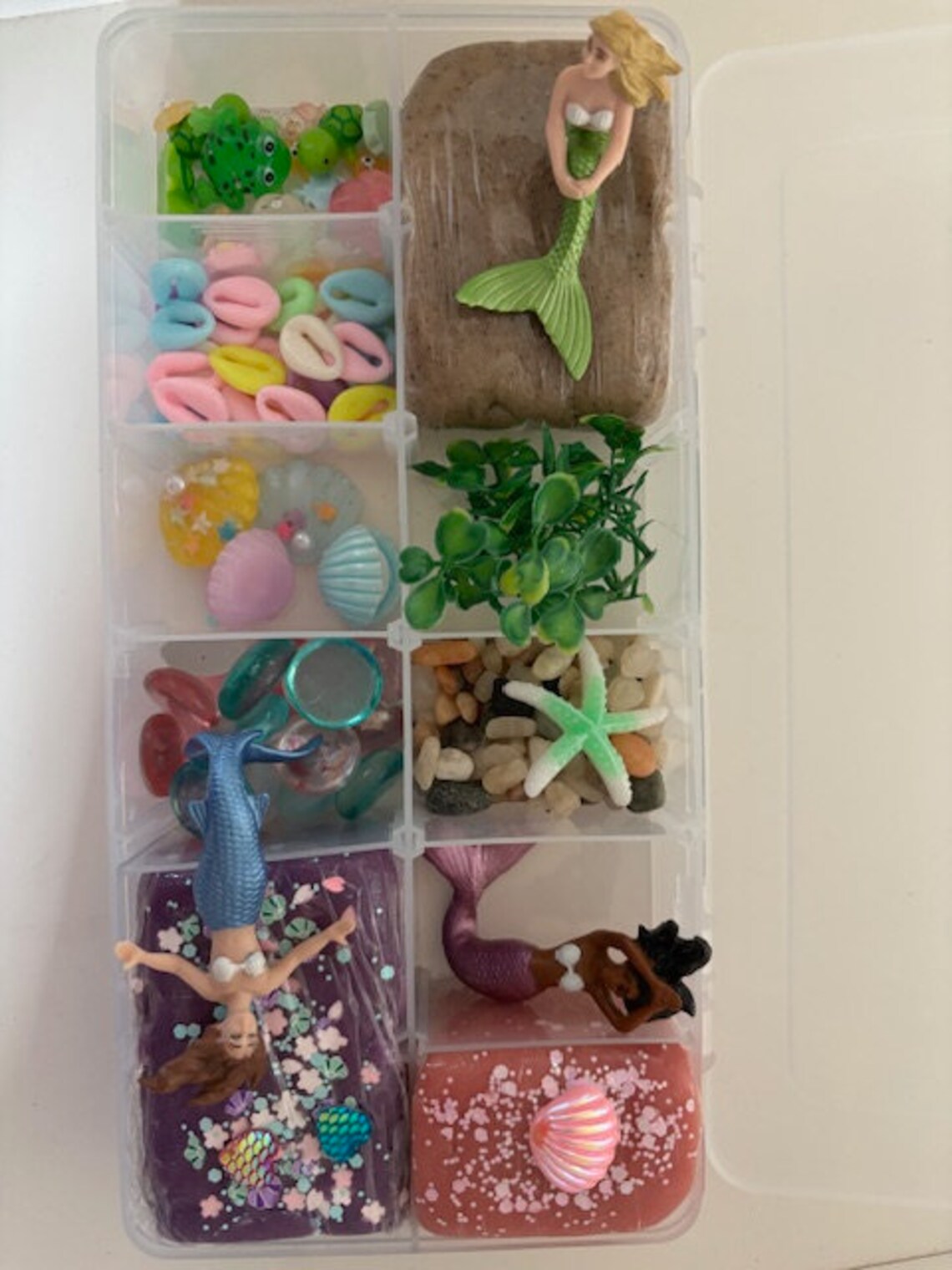 Mermaid Playdough Kit ,sensory Box, Playdough Kit, Playdough,gift ...