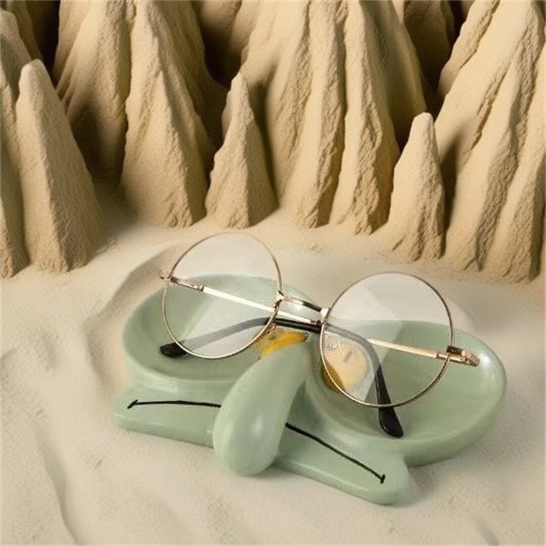 Spongebob Squidward Glasses Tray Sunglasses Tray Home Decor Plate Funny ...