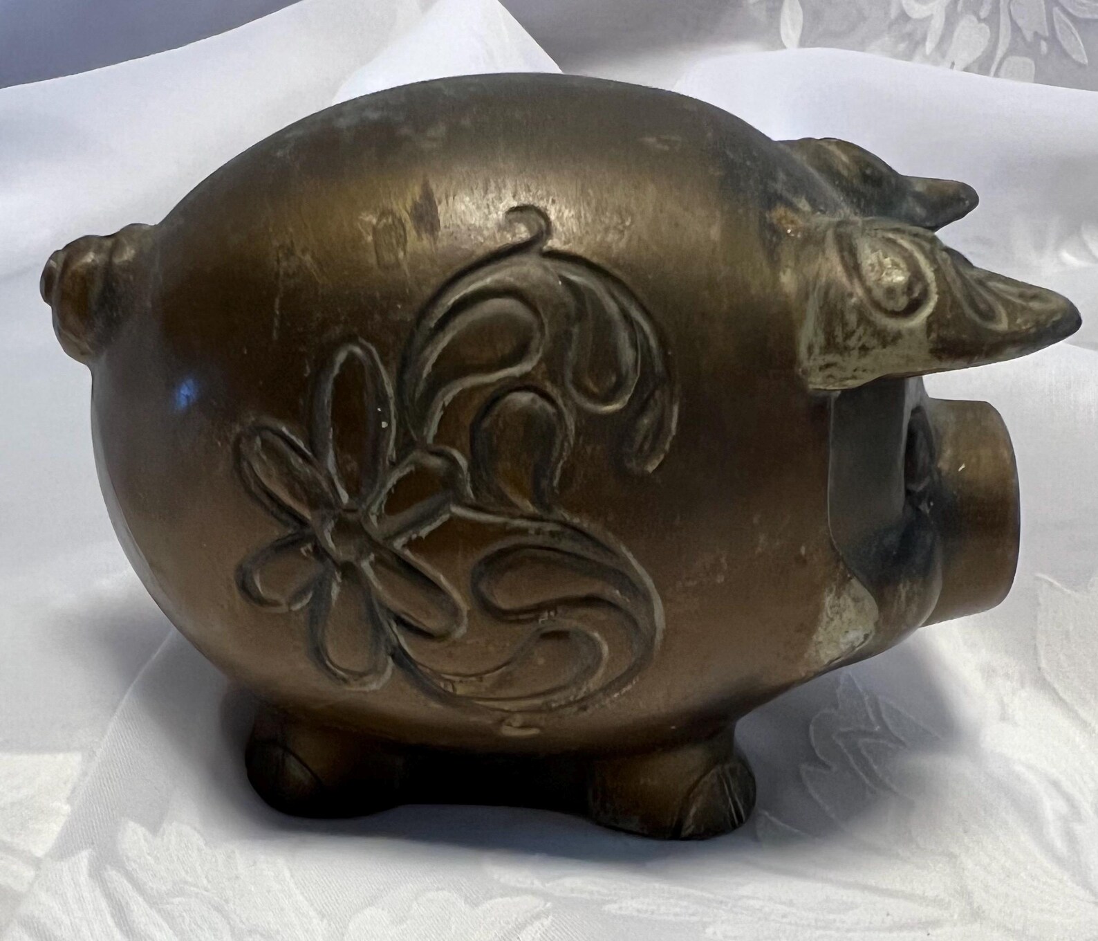 Vintage Metal Piggy Bank - Etsy