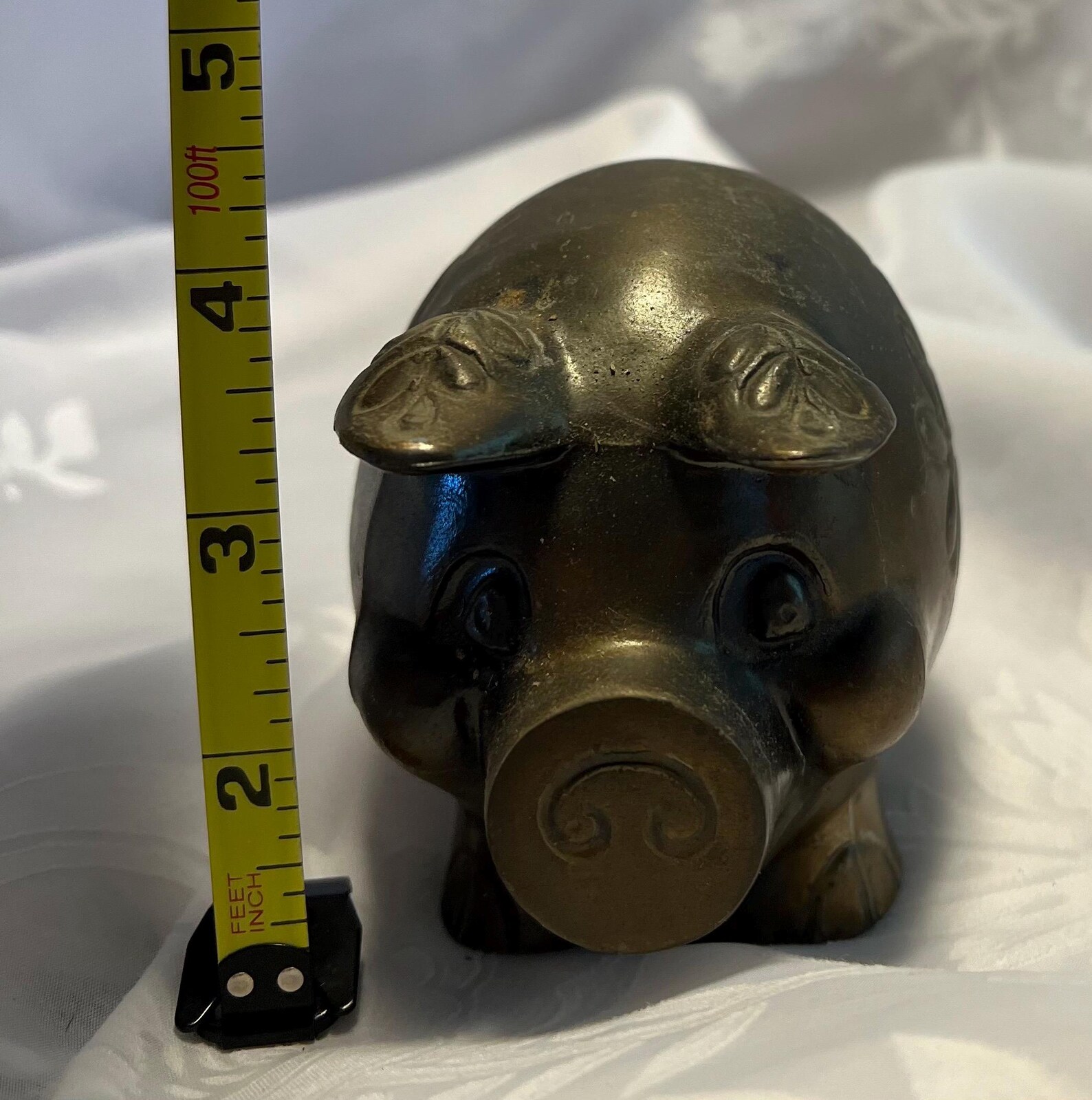 Vintage Metal Piggy Bank - Etsy