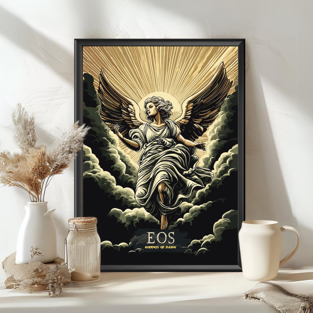Eos Goddess Poster, Eos Greek Goddess, Greek Goddess, Greek Mythology ...